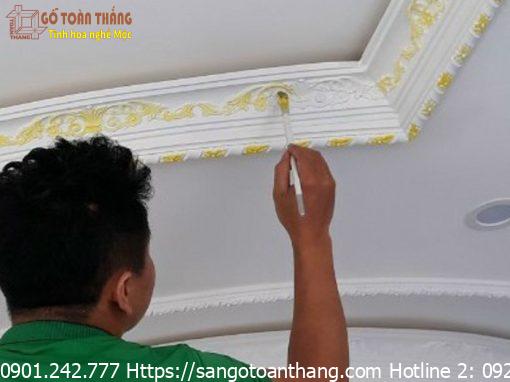 Báo giá phào chỉ PU dát vàng chất lượng, giá rẻ năm 2025 - Sàn gỗ Toàn ...